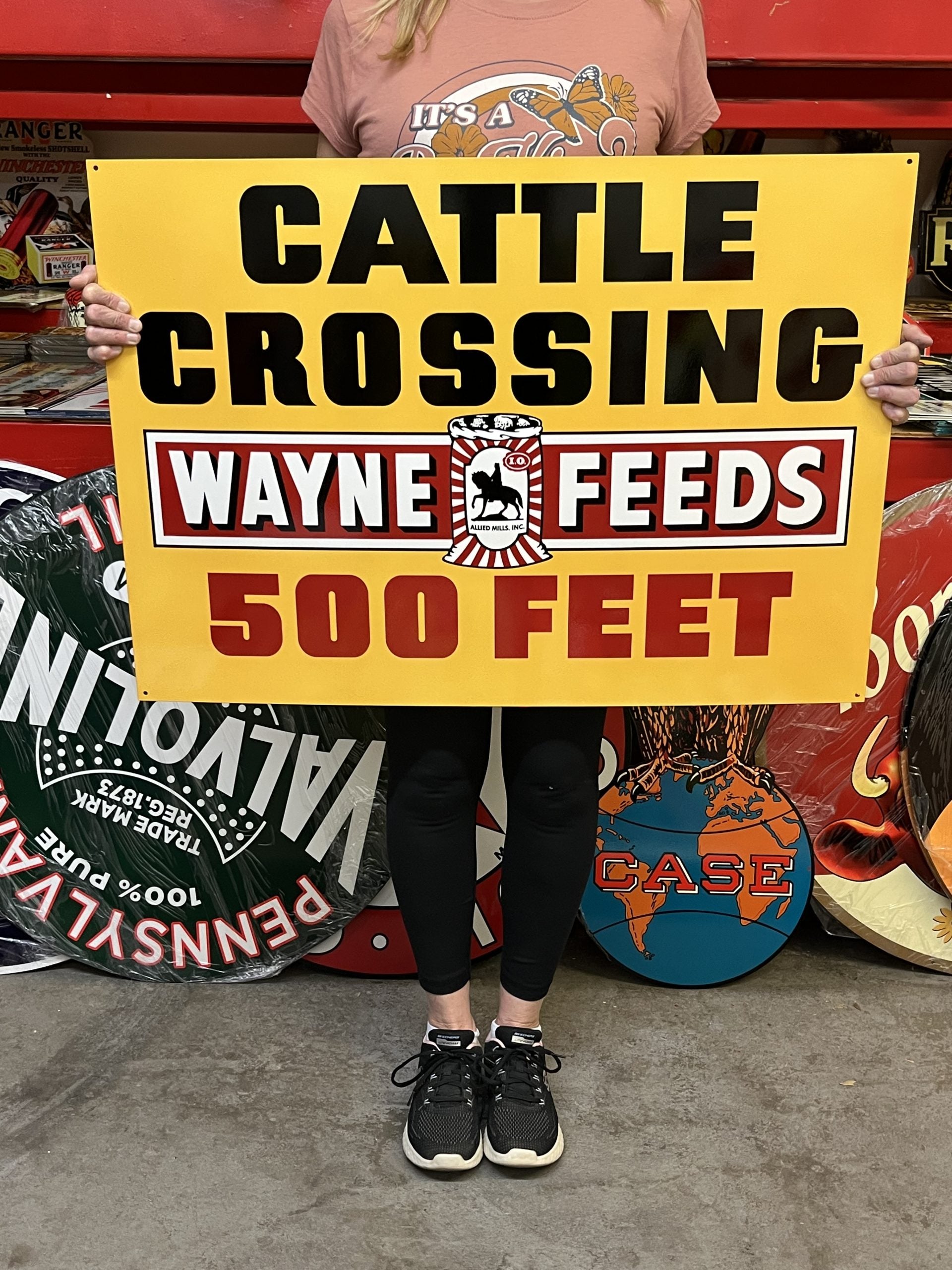 Cattle Crossing – The Vintage Retro Signs Company