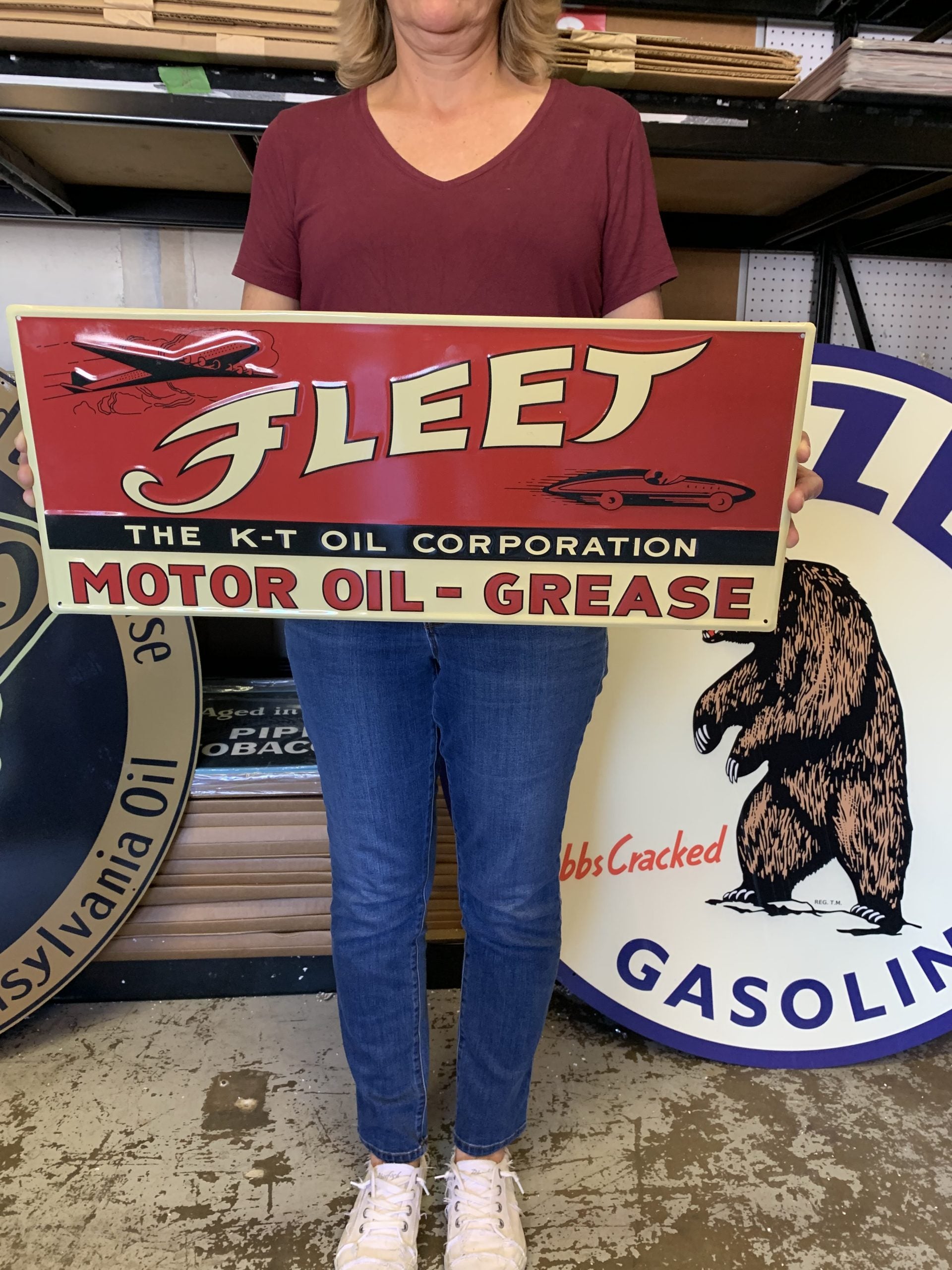 Fleet Motor Oil – The Vintage Retro Signs Company